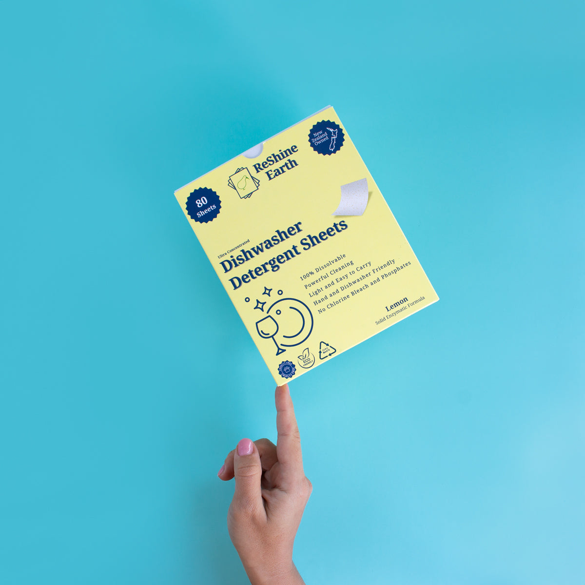 ReShine Earth Eco-Friendly Dishwasher Detergent Sheets