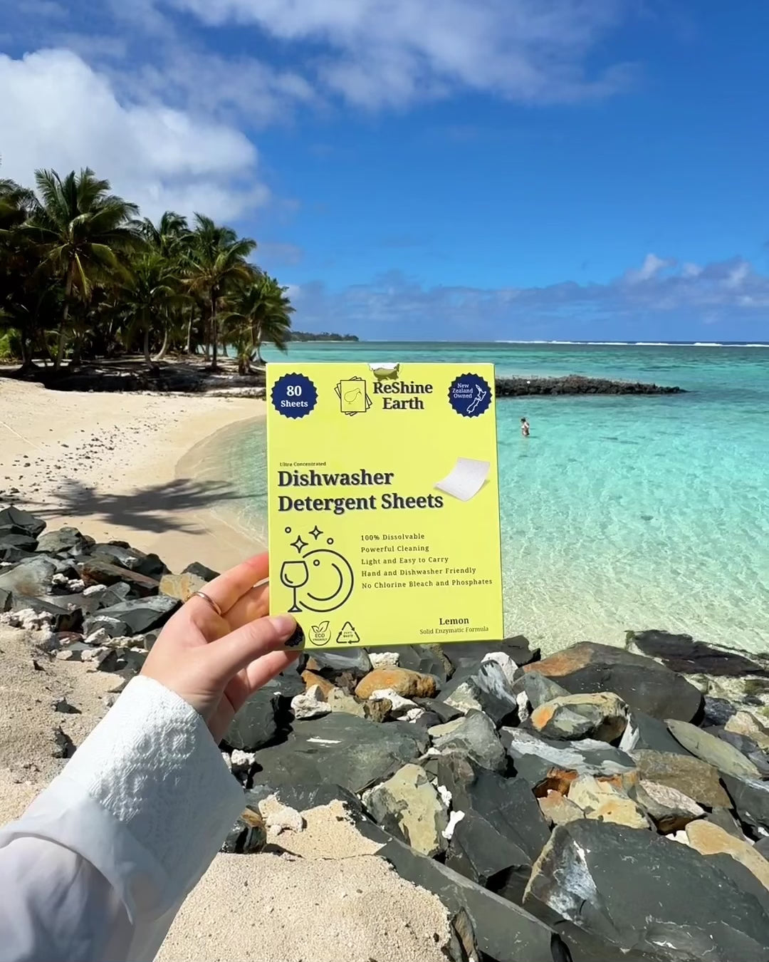 ReShine Earth Eco-Friendly Dishwasher Detergent Sheets